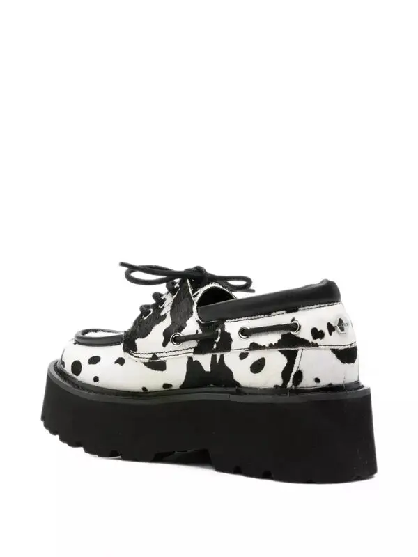 CULT Cow-print Platform Loafers