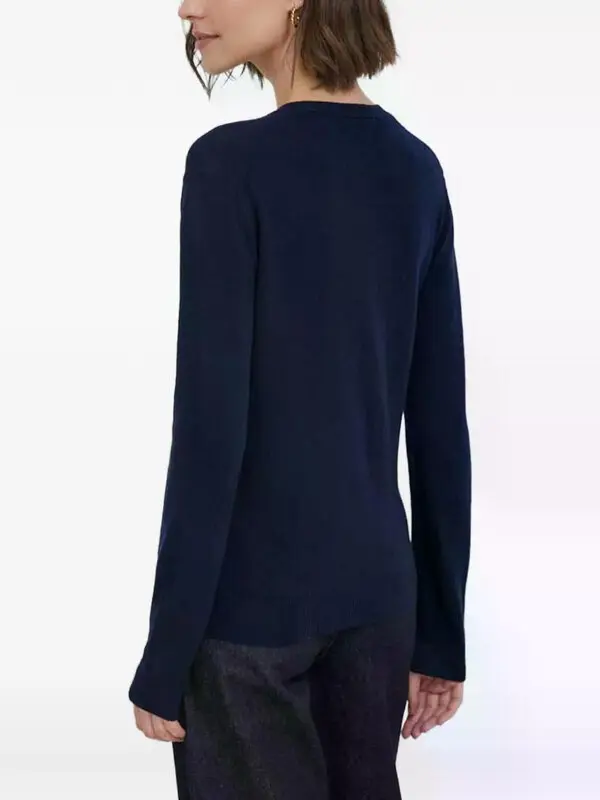 BENETTON Fine Knit V-neck Sweater