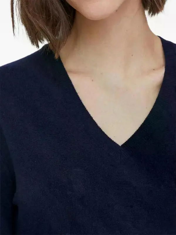 BENETTON Fine Knit V-neck Sweater