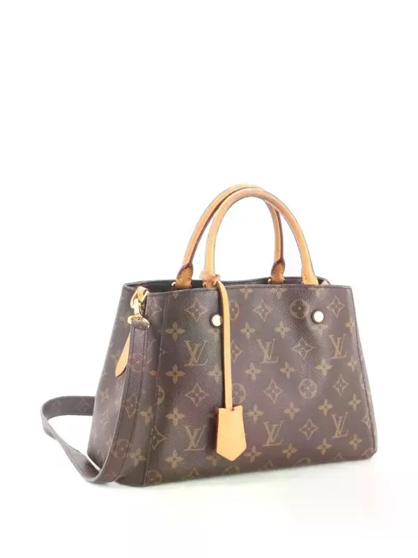 LOUIS VUITTON Montaigne Handbag Monogram Canvas Bb Satchel