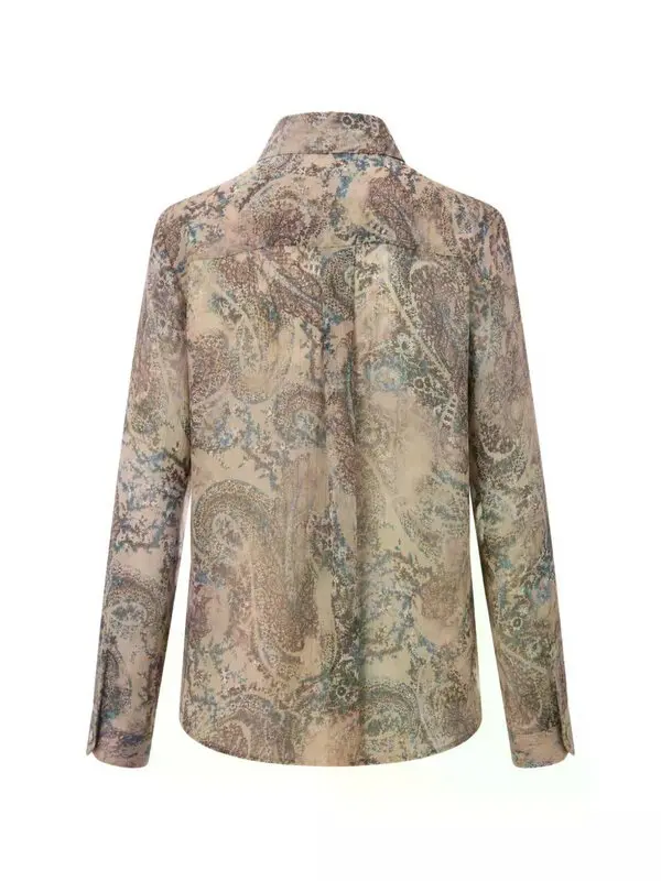 Liu Jo Paisley-print Sheer Shirt