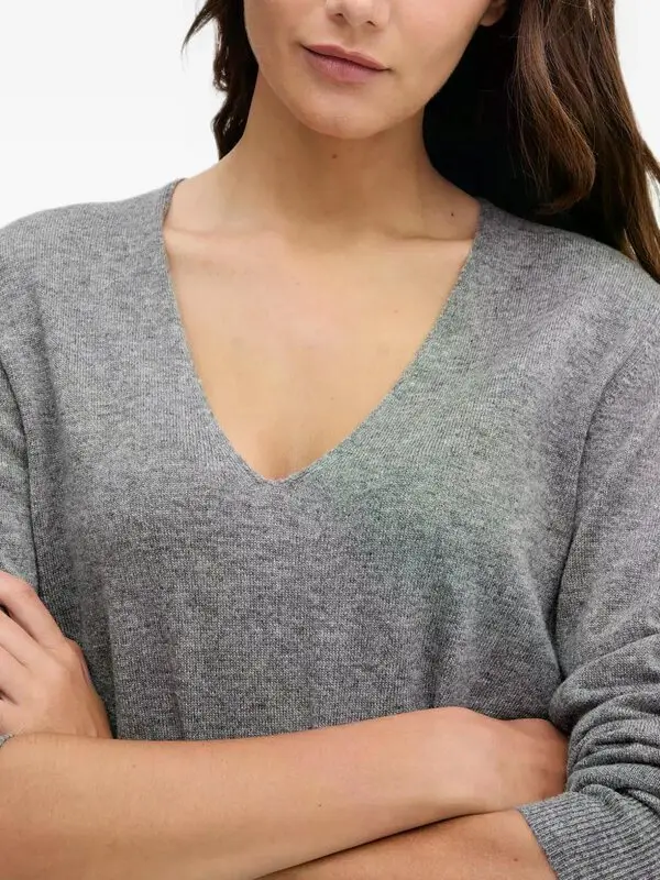 BENETTON V-neck Knitted Sweater