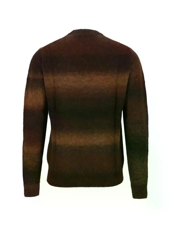 Corneliani Gradient-stripe Knitted Sweater