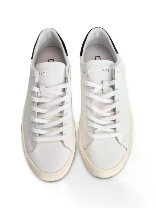 D.a.t.e. Sonica Perforated Panelled Sneakers - White