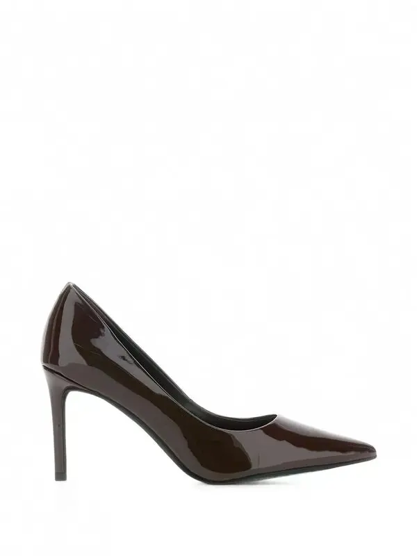 Jeffrey Campbell Nikia 3 Patent-finish Pointed-toe Pumps