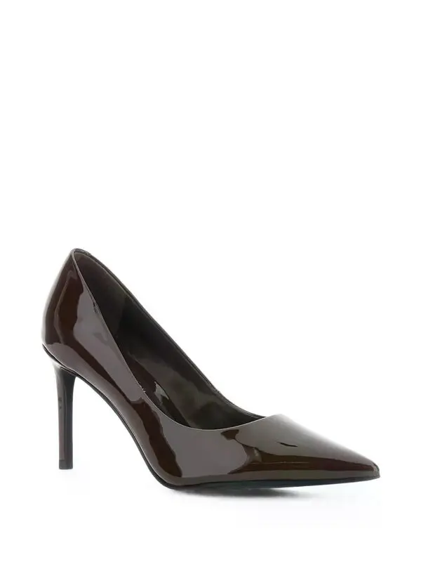 Jeffrey Campbell Nikia 3 Patent-finish Pointed-toe Pumps