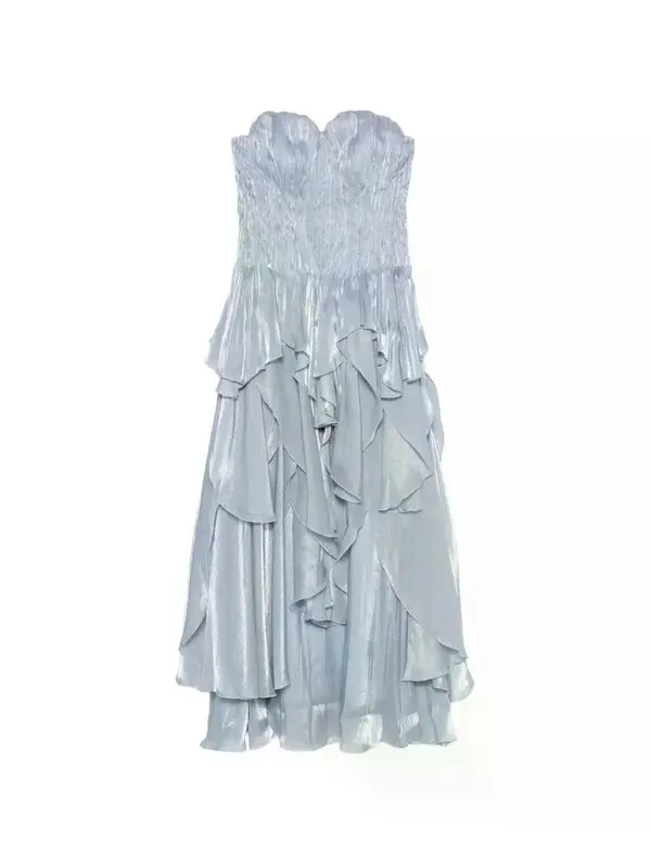 Aje Gleam Ruffled Gown