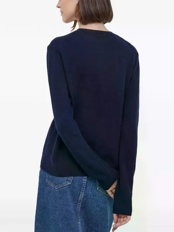BENETTON Button-up Fine Knit Cardigan