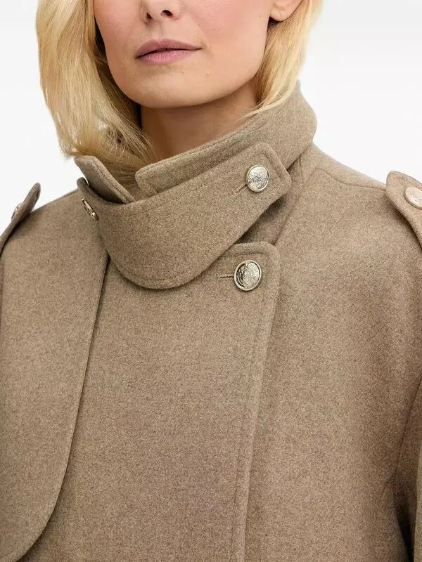MORGAN Goyam Double-breasted Buckled-cuff Coat