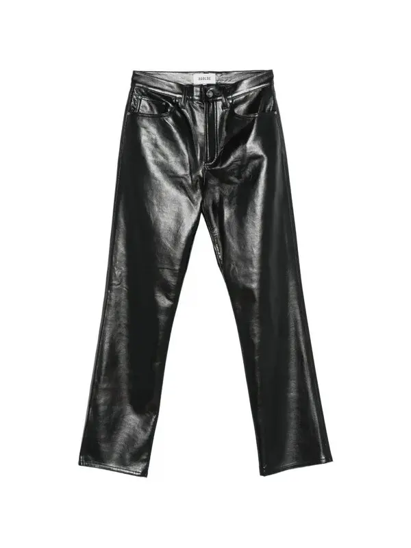 AGOLDE Button-fastening Trousers - Black