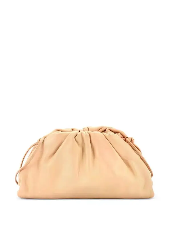 Bottega Veneta The Pouch Leather Mini Crossbody Bag - Neutrals