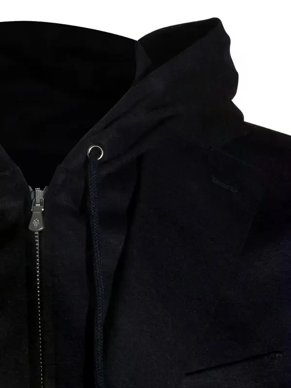 Eleventy Hooded Single-breasted Blazer