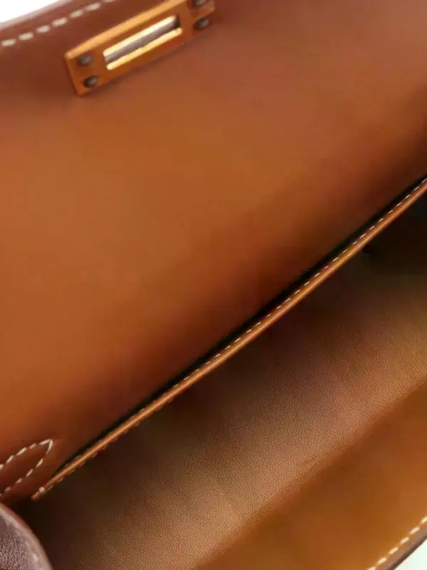 Hermès 2023 Mini Kelly Handbag - Brown