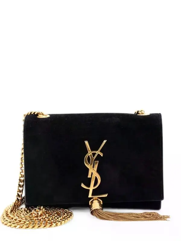 Saint Laurent Monogram Tassel Crossbody Bag