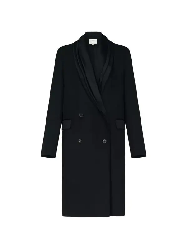 Loulou De Saison Ieva Draped Shawl-collar Coat