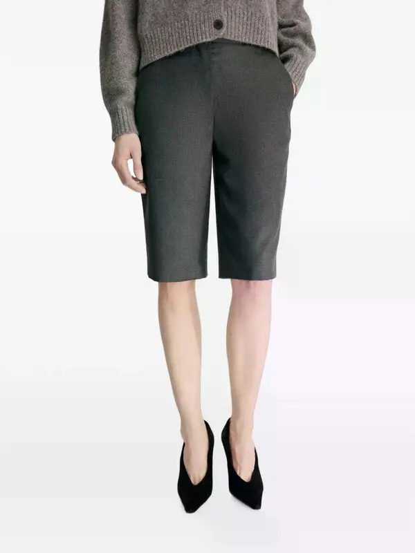 Loulou De Saison Robi Virgin Wool Shorts