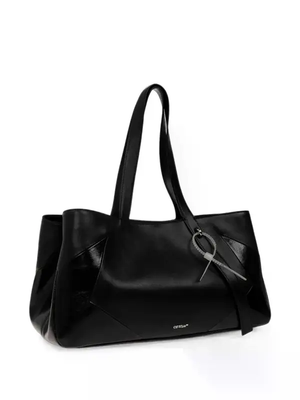 Off-White Large Oyah East West Leather Shoulder Bag