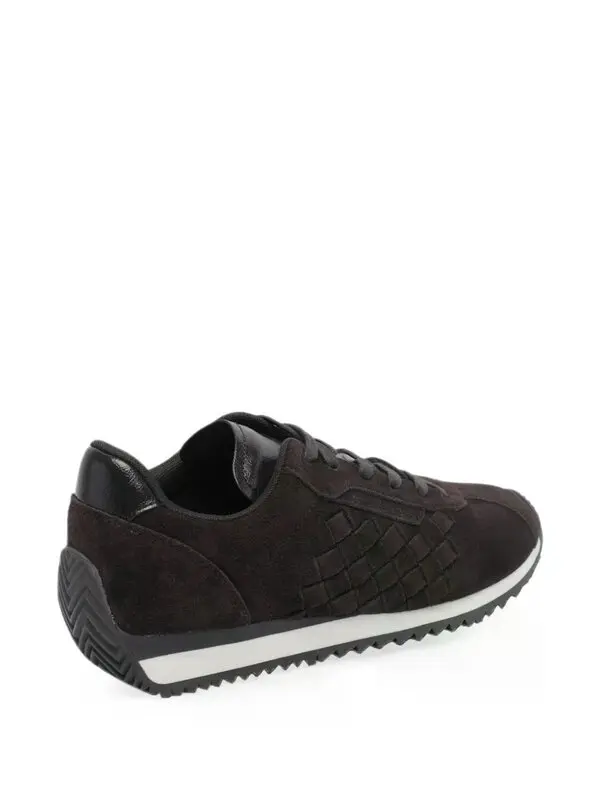 Michael Kors Woven-panel Suede Sneakers