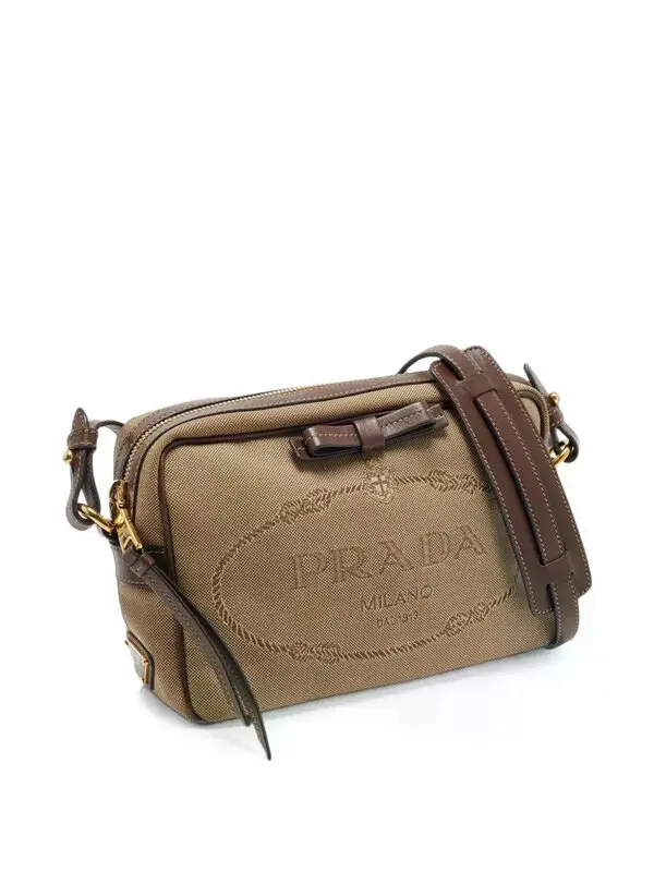 Prada Bow Logo-jacquard Cross Bady Bag