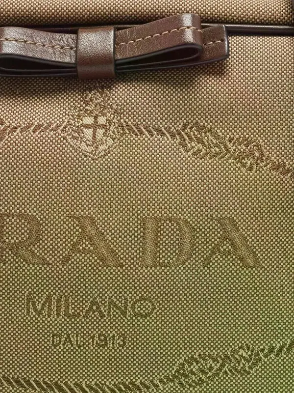 Prada Bow Logo-jacquard Cross Bady Bag