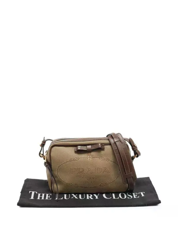 Prada Bow Logo-jacquard Cross Bady Bag