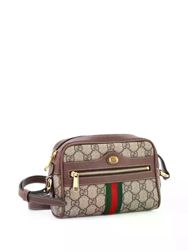 Gucci Ophidia Gg Coated Canvas Mini Crossbody Bag