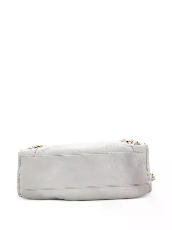 Balenciaga City Classic Metallic Edge Leather Medium Satchel