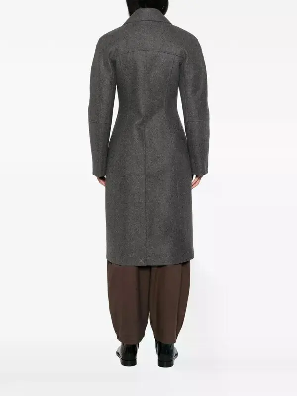 JIL SANDER Double-breasted Wool Coat