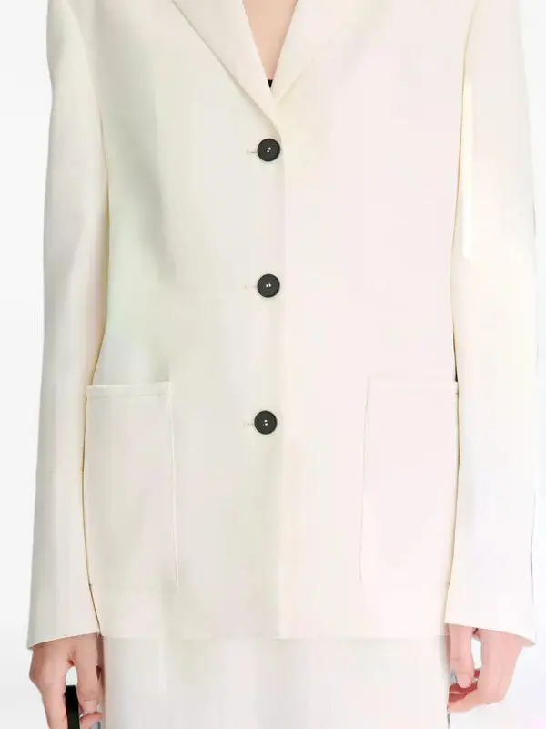 Loulou De Saison Rae Notch-lapel Patch-pocket Blazer