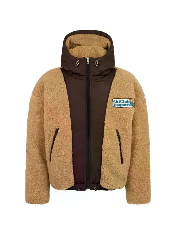 Dsquared2 Reversible Hooded Teddy Jacket