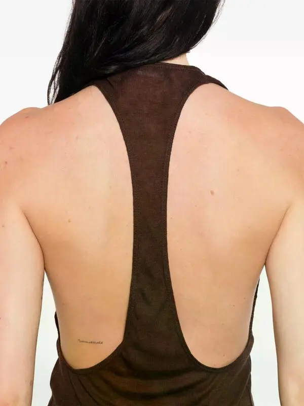 EB DENIM Valley Sheer Racer Tank Top