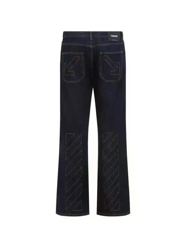 Off-White Arrows-embroidered Jeans