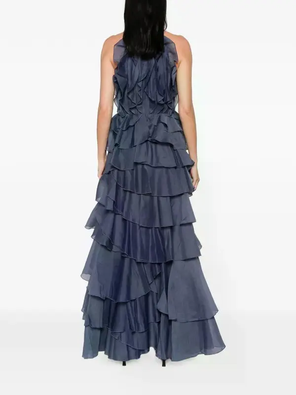 Aje Cleo Ruffled Gown