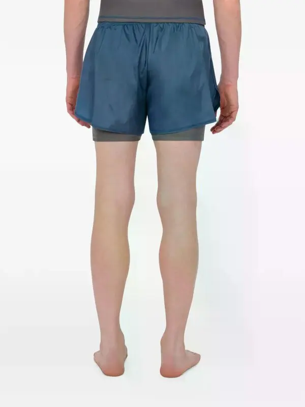 Moschino Logo-print Layered Shorts
