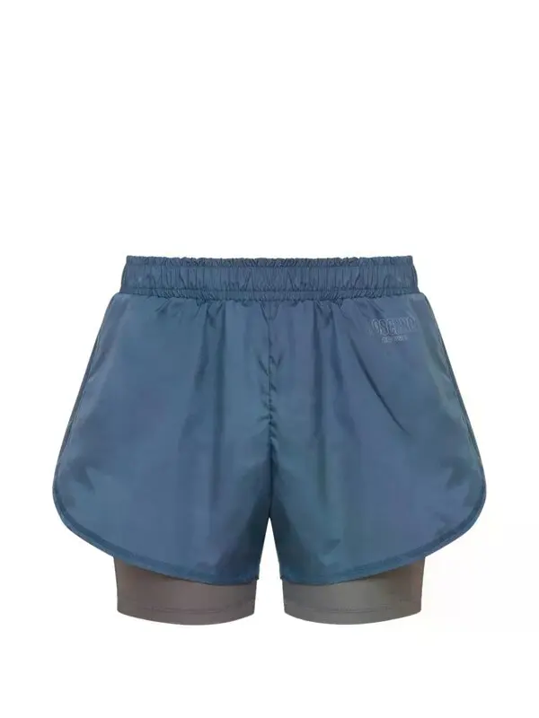 Moschino Logo-print Layered Shorts