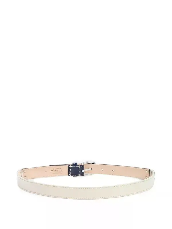 Isabel Marant Étoile Zap Leather Belt - Navy