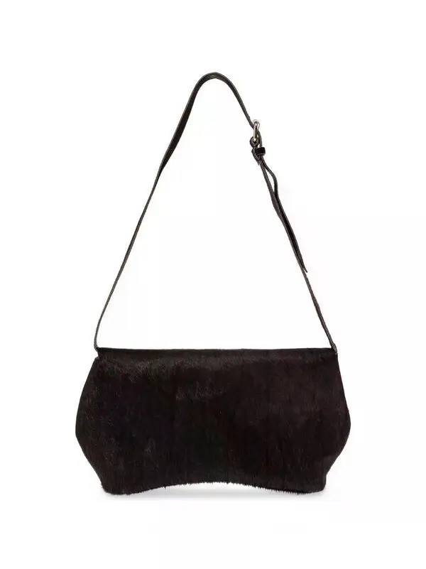 GESTUZ Gzwedala Pony-hair Leather Shoulder Bag - Brown