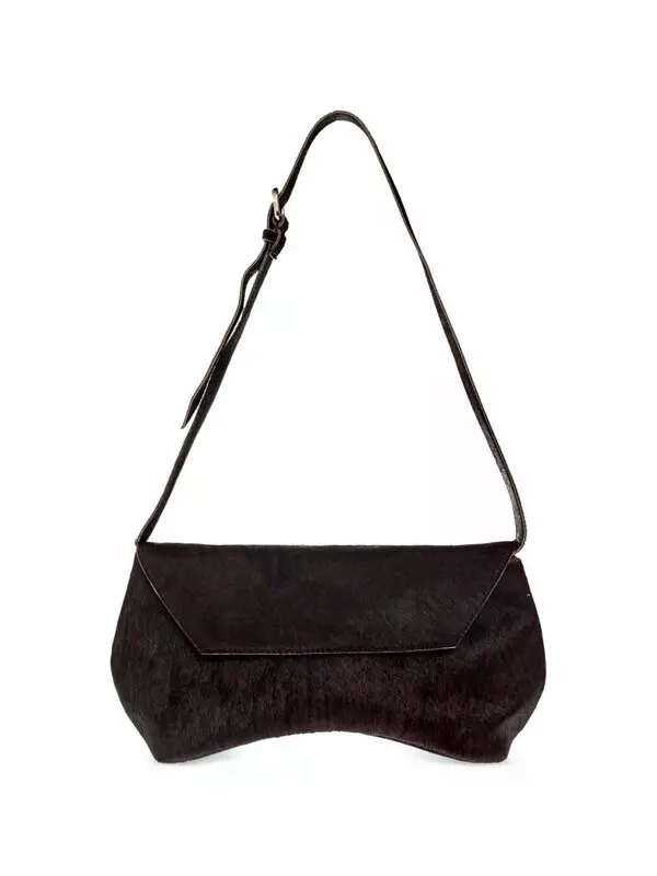 GESTUZ Gzwedala Pony-hair Leather Shoulder Bag - Brown