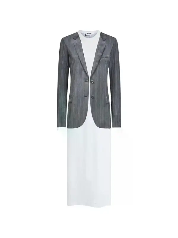 Moschino Printed Organic Cotton Jersey Dress