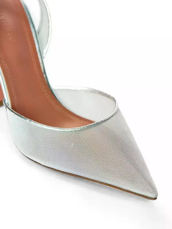 Amina Muaddi Holli Mesh Pumps