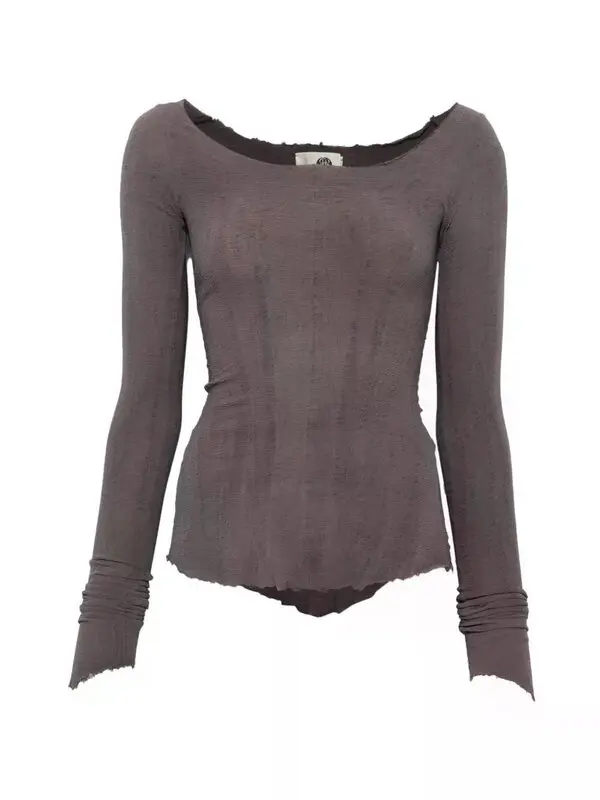 MARC LE BIHAN Raw-edge Panelled T-shirt