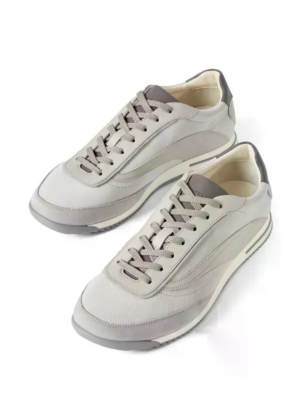 Brunello Cucinelli Panelled Leather Sneakers