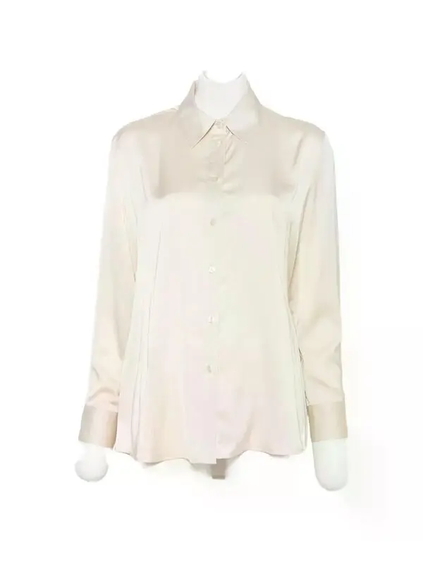 Imperial Belted Satin-finish Shirt