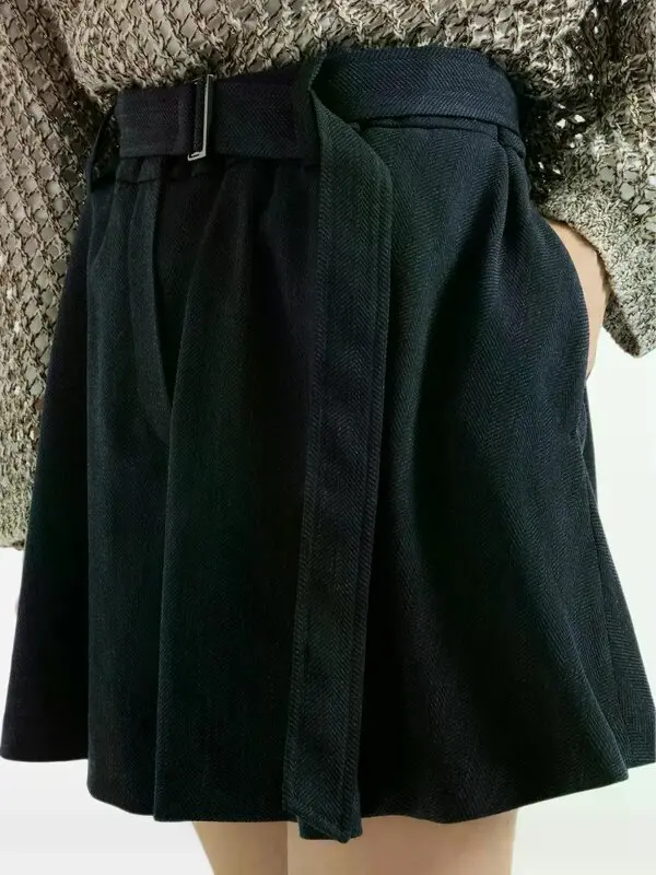 Brunello Cucinelli Monili Chevron Shorts