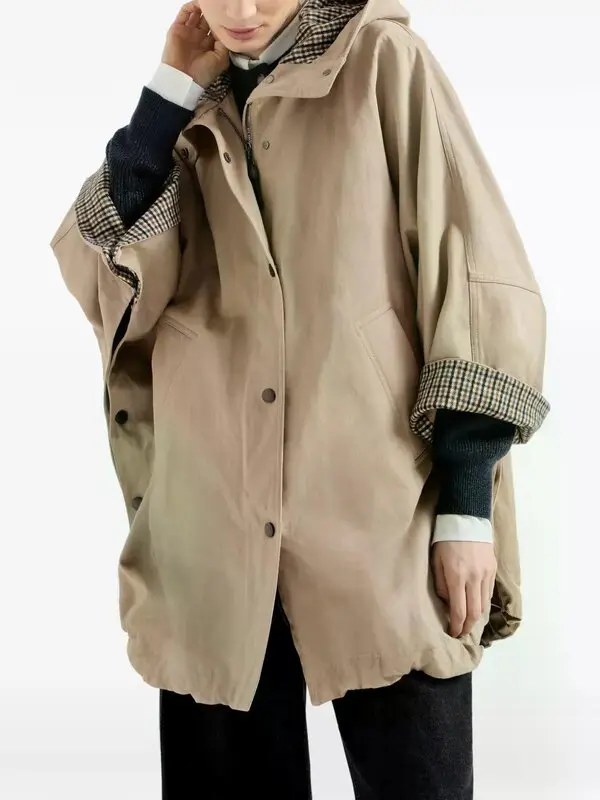 Brunello Cucinelli Monili Hooded Coat