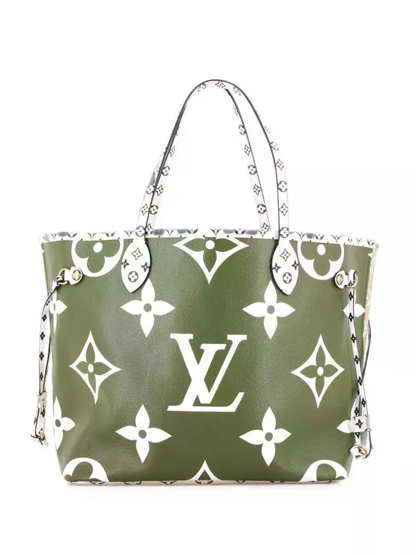 LOUIS VUITTON Neverfull Nm Limited Edition Colored Monogram Giant Mm Tote Bag - Green