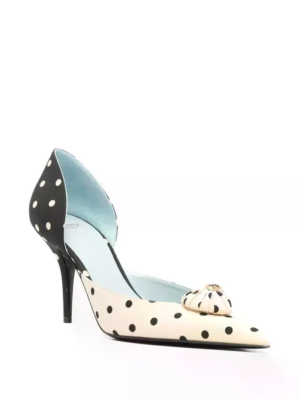 Valentino Garavani Polka-dot D'orsay Pumps - Neutrals