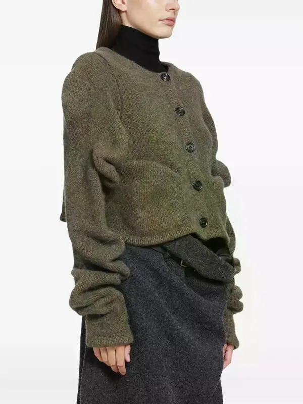 PILLINGS Draped Cashmere Cardigan