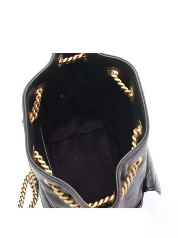 Saint Laurent 2020s Joe Quilted Bucket Mini Bag