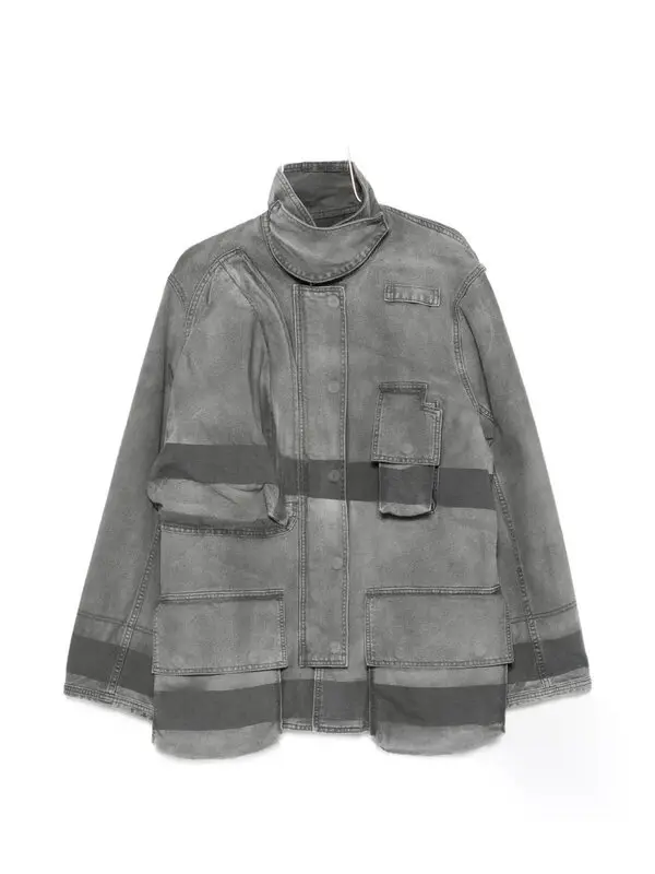 6397 Fireman Multi-pocket Cotton Coat